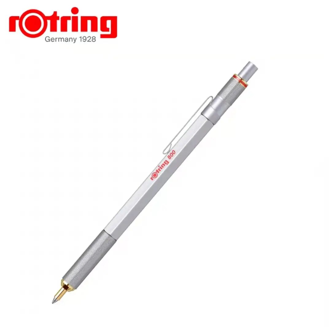 Rotring 800 черная шариковая ручка Silver - single pen