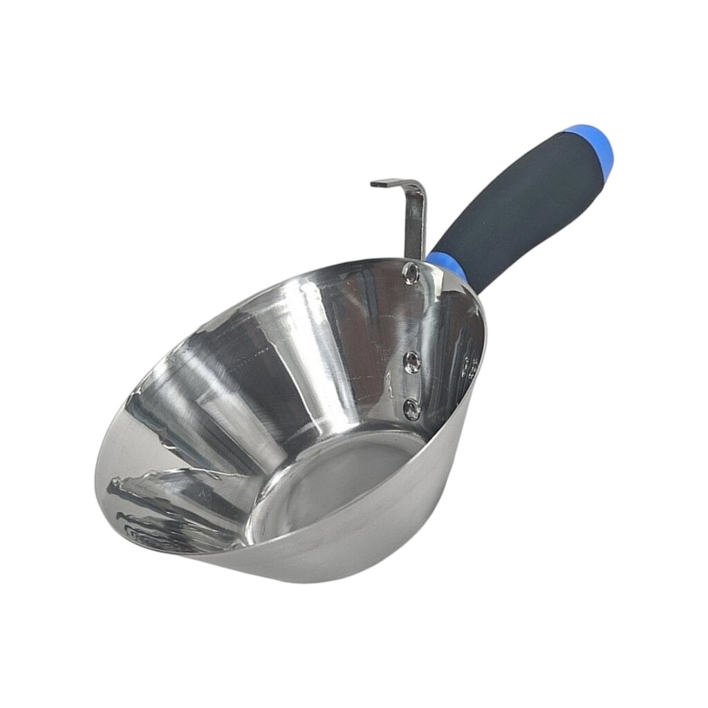 Чаша для смешивания гипса Из нержавеющей стали Для Строительных Работ Включает В Себя Крючок Для Хранения