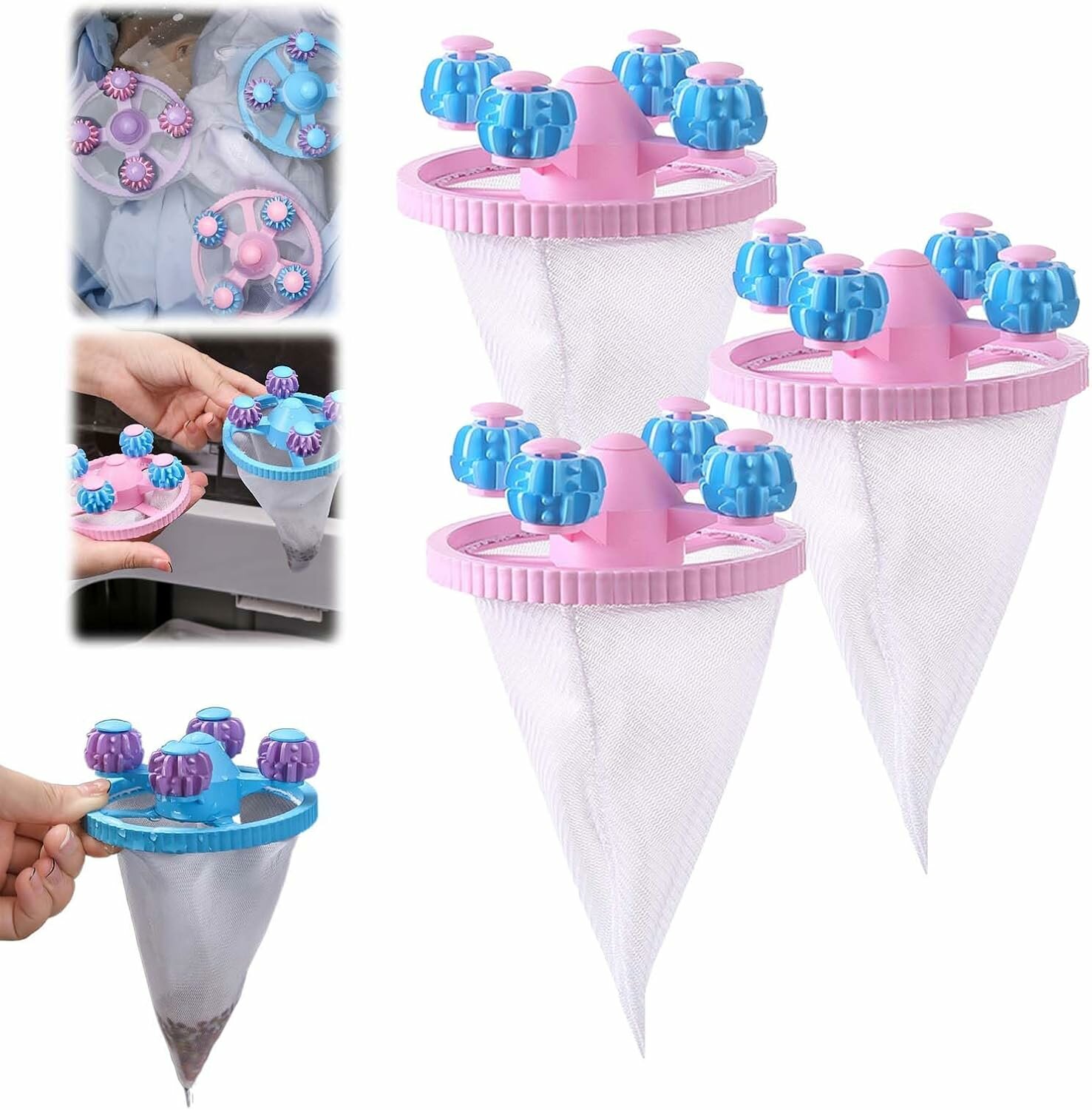 Плавающие волосы фильтровая сетка Снятие сетки, ловкость для стиральной машины, снятие волос домашних животных для стирки, многоразовый парик