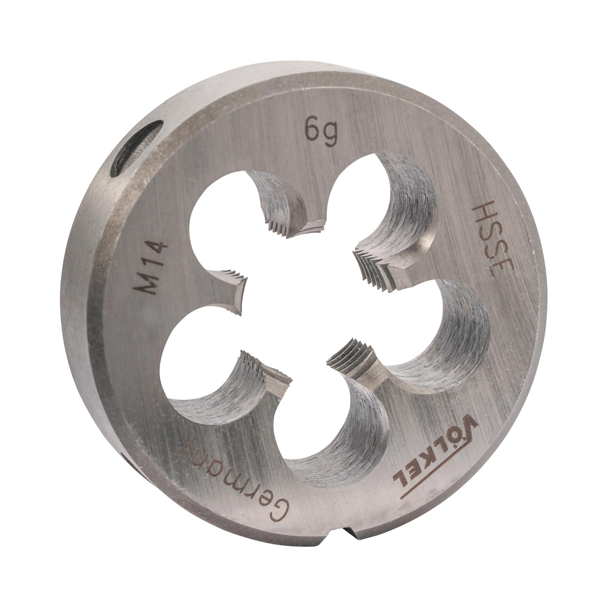 Плашка Volkel М14х2,0 HSSE DIN EN 22568 6g 38х14мм V57454