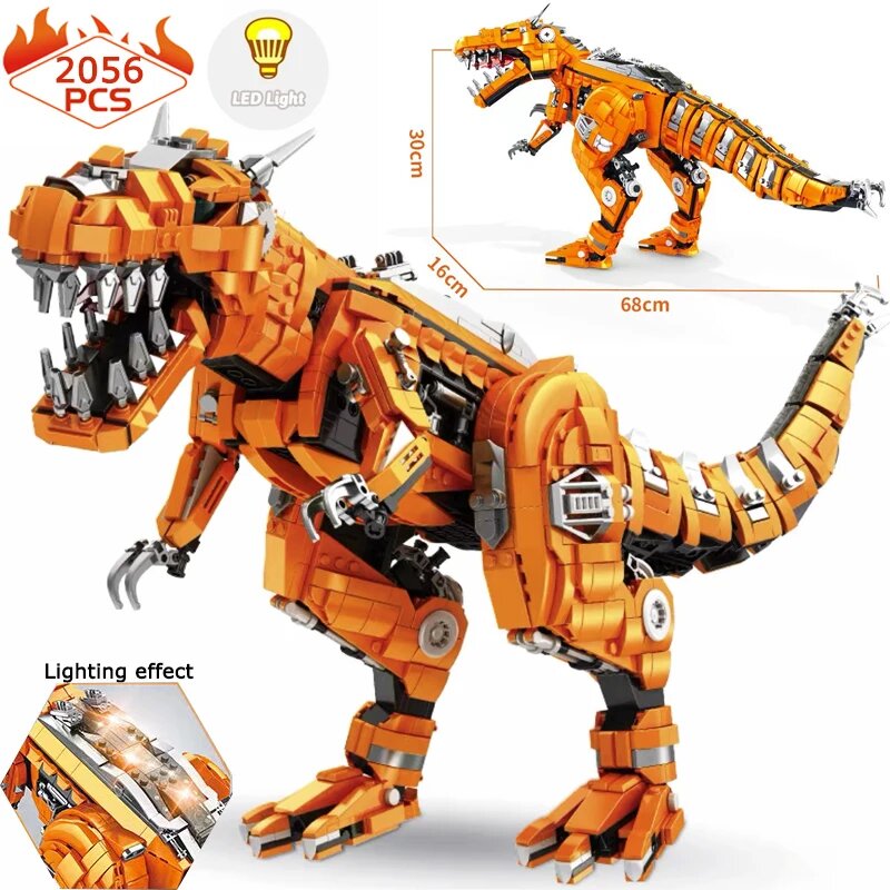 Конструктор Jurassic World Парк Индоминус Рекс Оранжевый, T-rex