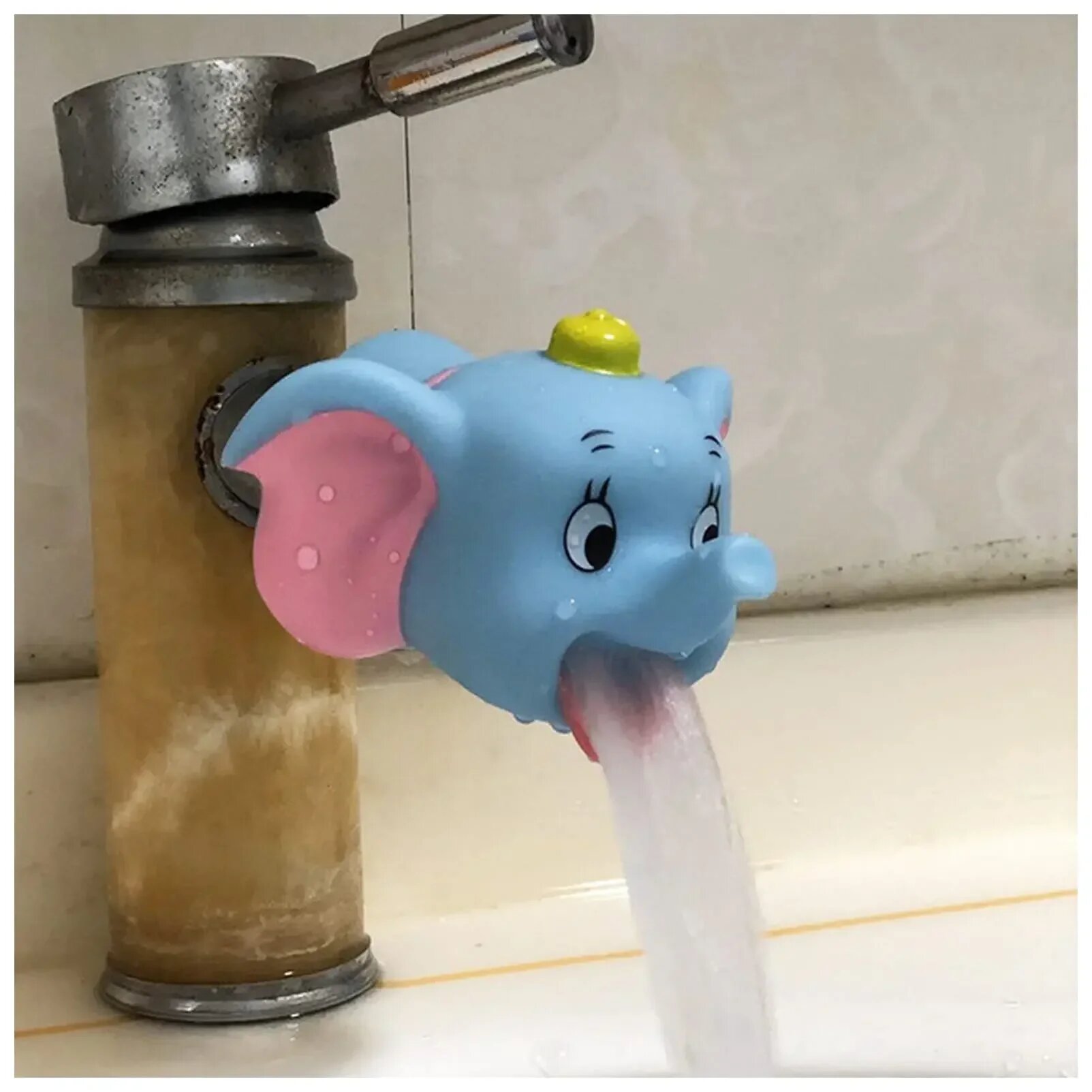 Детский удлинитель для смесителя в форме акулы Elephant