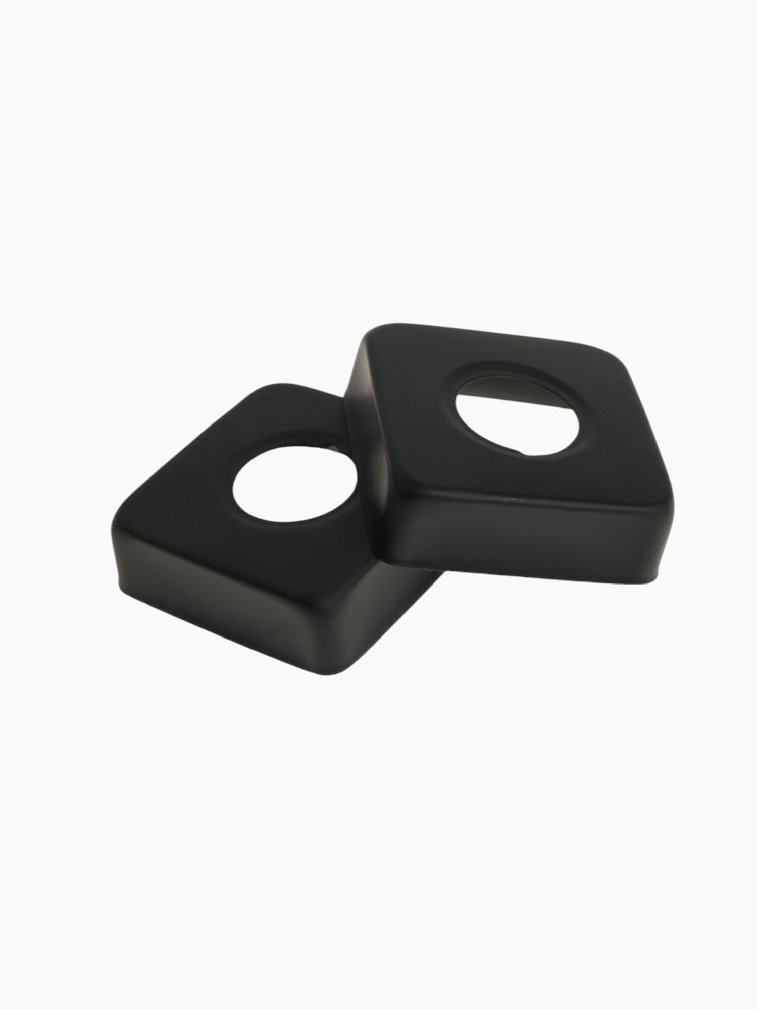 Отражатель для смесителя Z5, 3/4", 2 шт, 63x63 мм, высота 19 мм, нерж. сталь, черный