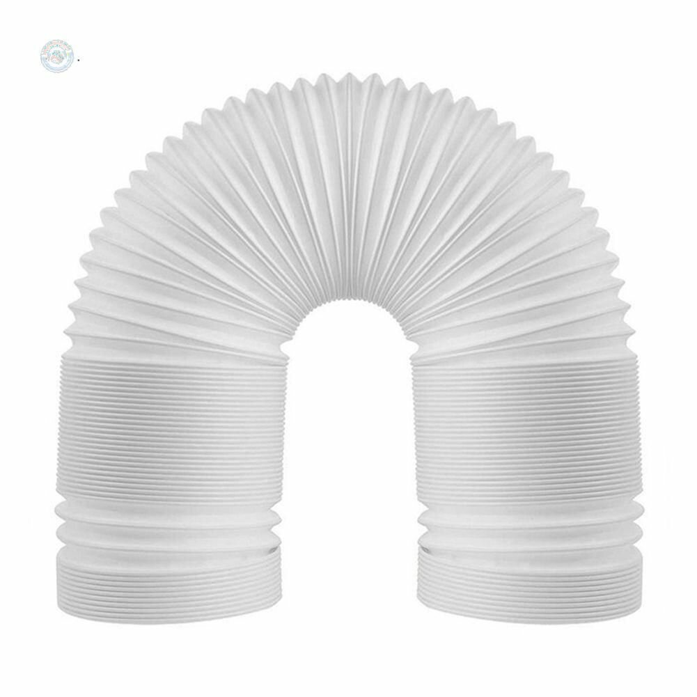 Гибкая вытяжная труба для портативного кондиционера 150 мм x 2 м, растягивающийся воздуховод из прочного полипропилена, универсальное мобильное решение для отвода теплого воздуха