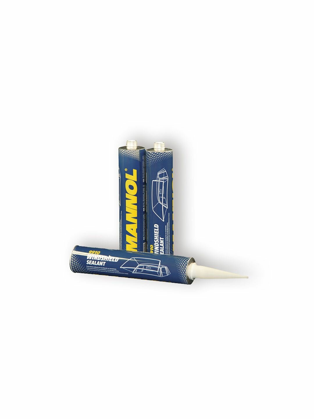 Клей герметик для автомобильных стекол 9910 MANNOL Windshield Sealant 310 мл.