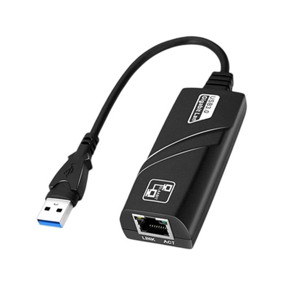Внешний проводной конвертер Ethernet USB в сетевой порт RJ45-Гигабитный
