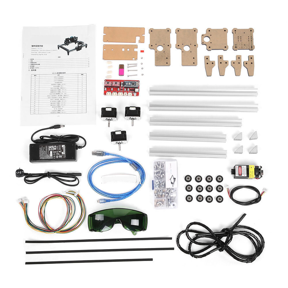 Станок для лазерной гравировки и резки своими руками (настольный лазерный гравер/резак/принтер)