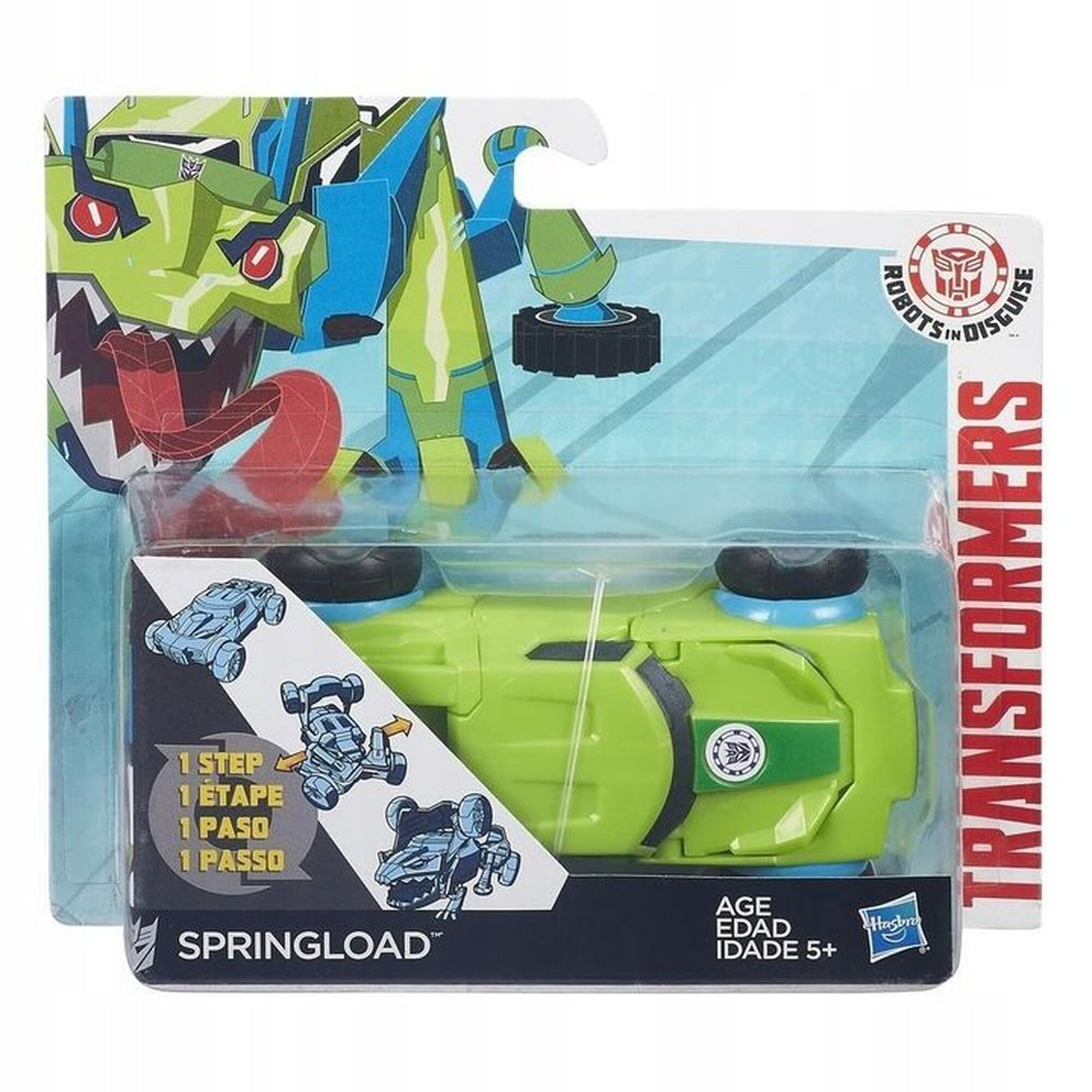 Фигурка Hasbro "Springload", трансформер, машинка, зеленая, 12см