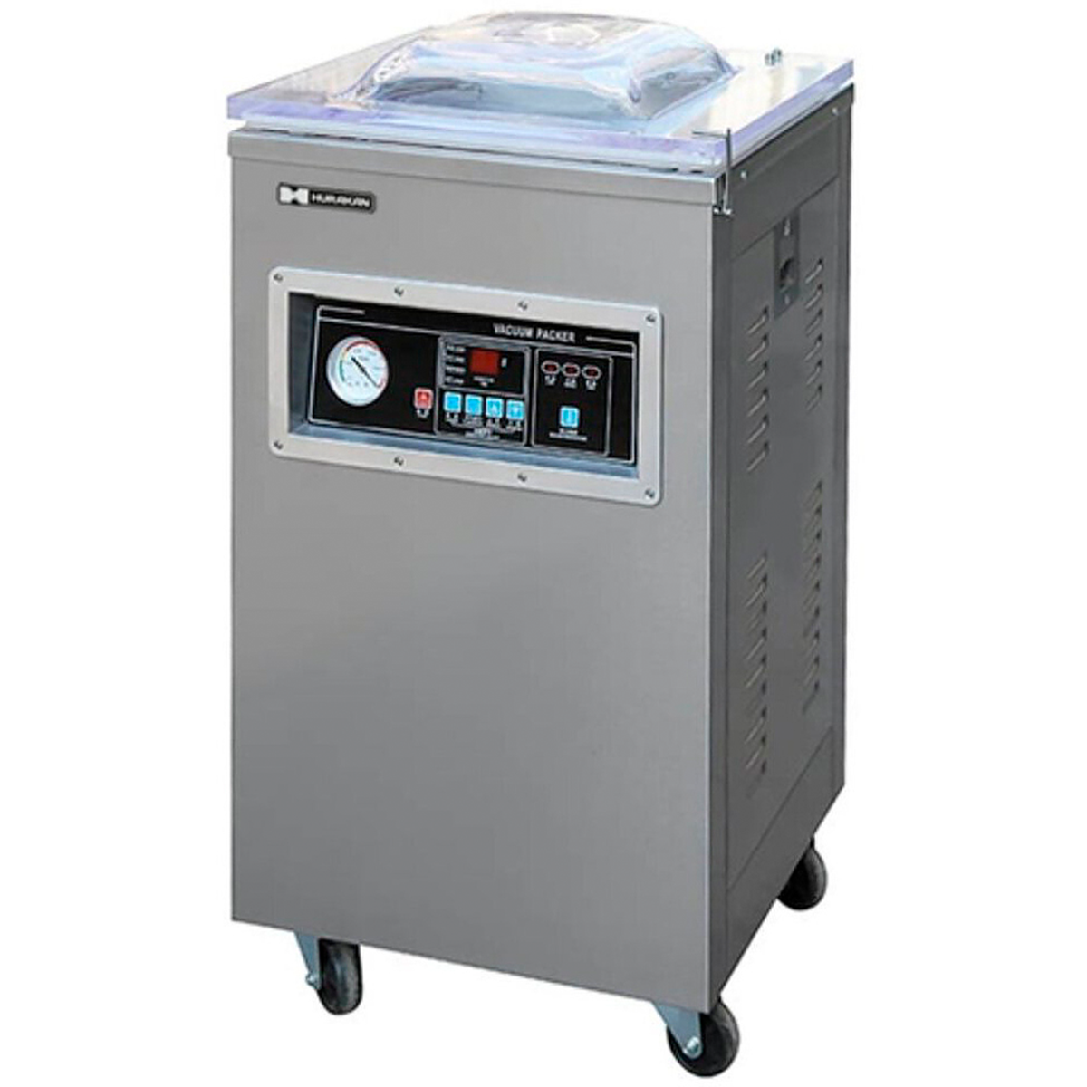 Вакуумный упаковщик Hurakan HKN-VAC400F2, напольный, серебристый, 0.9кВт