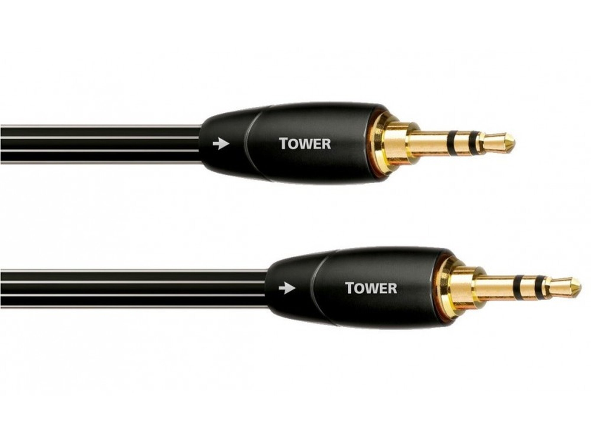 AudioQuest Tower (3.5-3.5) black/white AUX 3.0 m, черный/белый, 1 шт