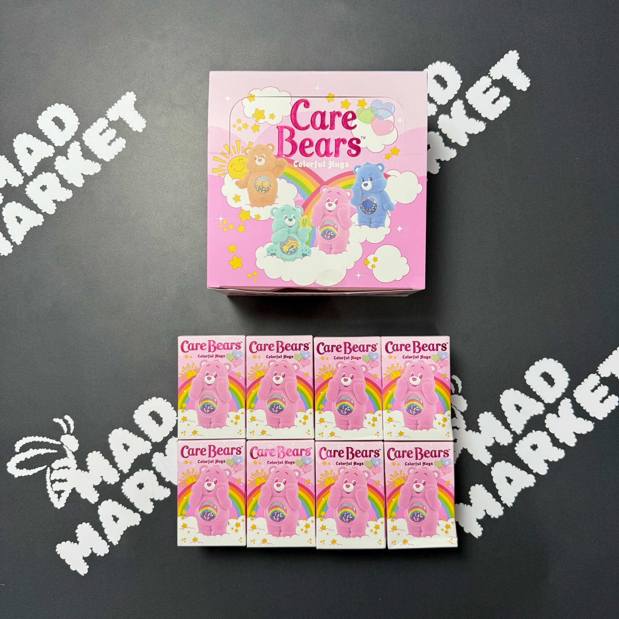 Эксклюзивная коллекционная фигурка из серии Care Bears Colorful Hugs от POP MART в слепом боксе