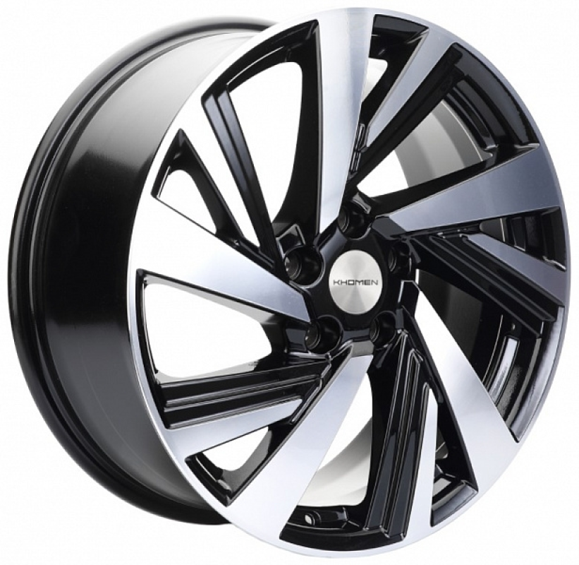 Диск колесный Khomen Wheels KHW1801 (Murano) 7,5x18 5x114,3 Dia66.1 ET50 цвет Black-FP