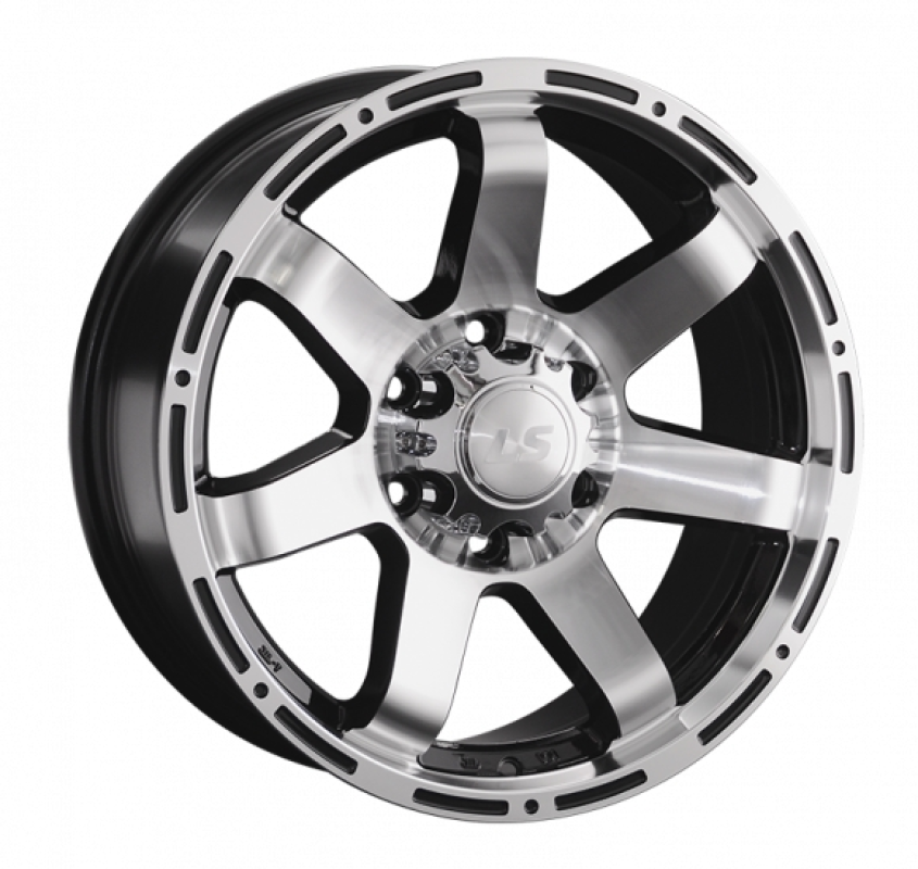 Диск колесный LS Wheels 1289 8,0x18 6x139,7 Dia106.1 ET20 цвет BKF (черный)