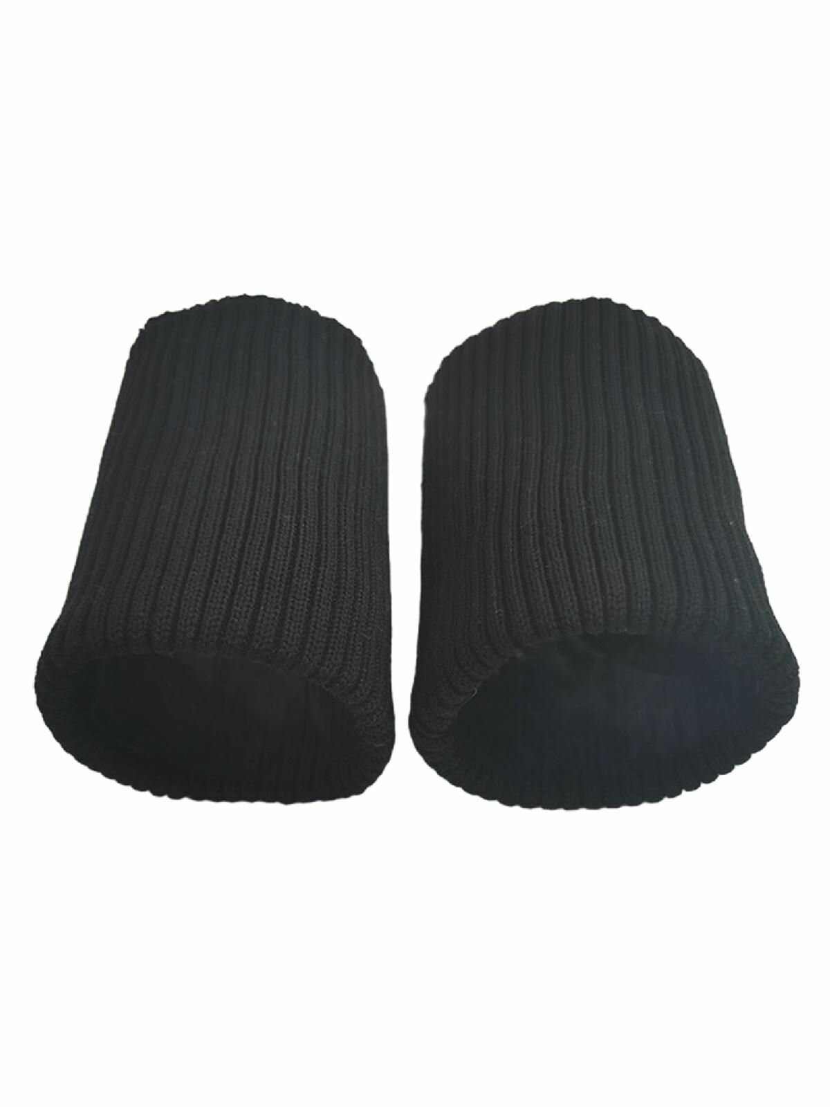 Съемные эластичные манжеты для женщин и подростков, декоративные рукава для рубашек и свитеров, Черный - L