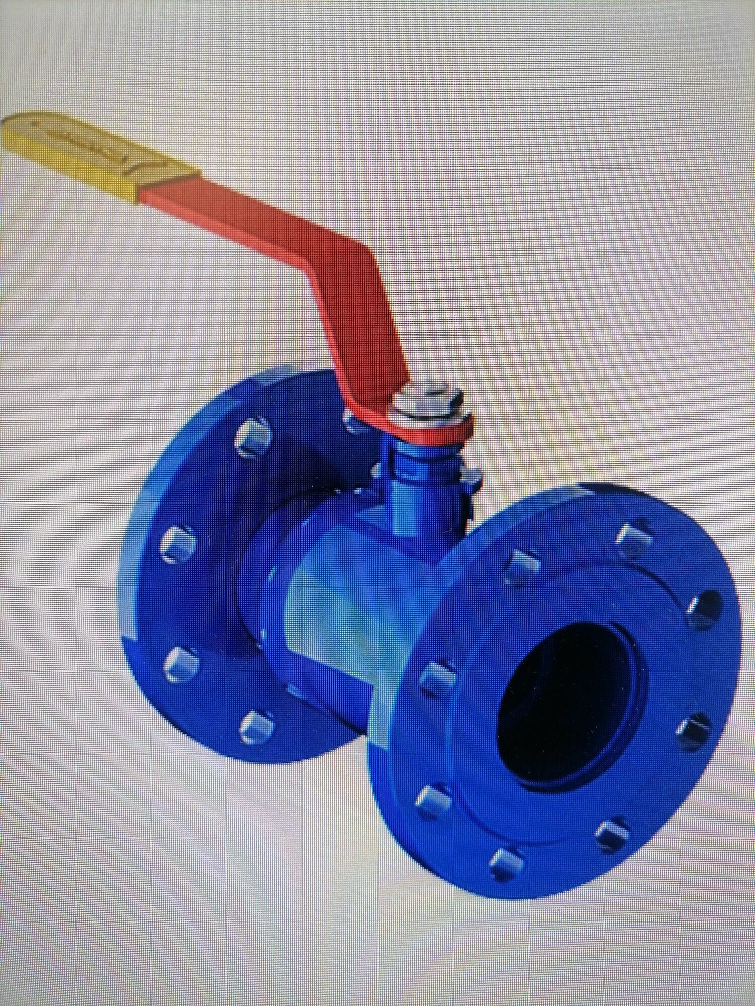 Кран шаровый стальной фланцевый Ду 100/80 (PN16) Маршал