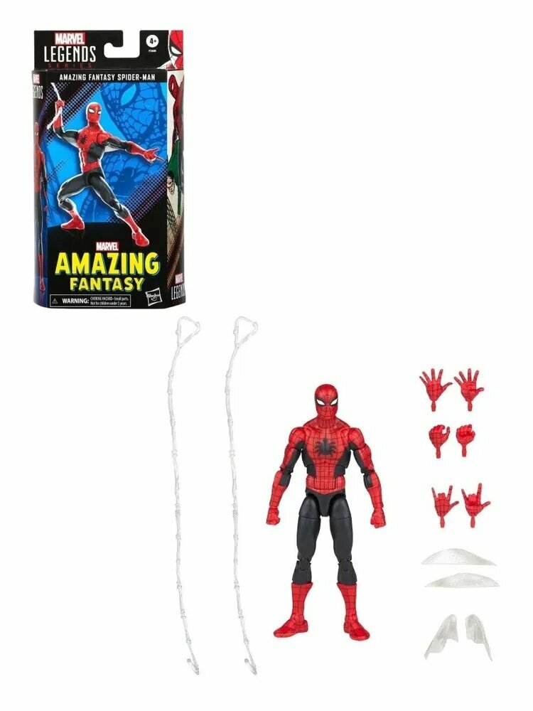 Фигурки Hasbro Marvel Legends Amazing Fantasy Spider-Man Series Action Amazing Fantasy Spider-Man-16cm; Марвел фигурки