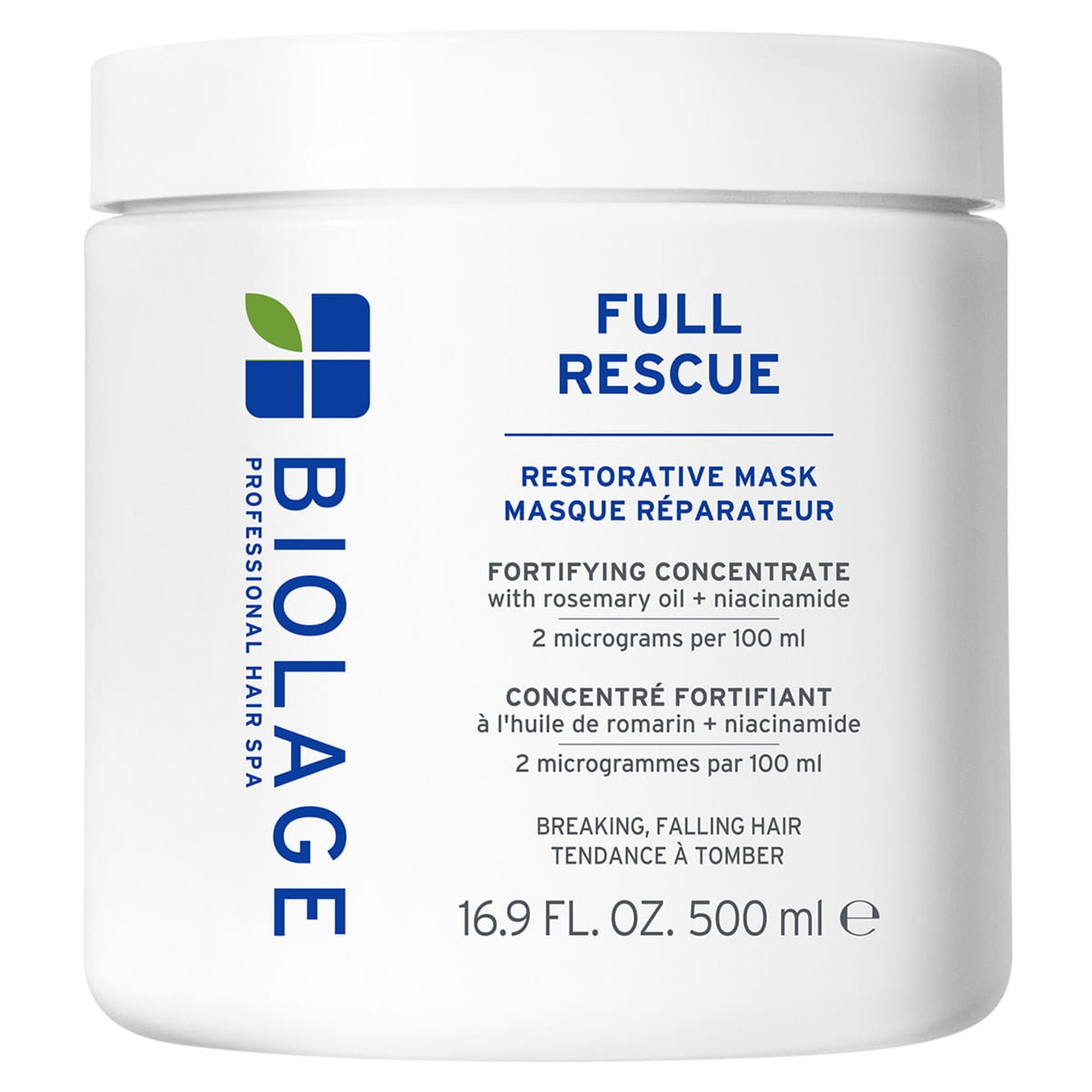 Biolage Маска для укрепления и придания густоты волосам, склонным к выпадению Full Rescue maska 500 мл
