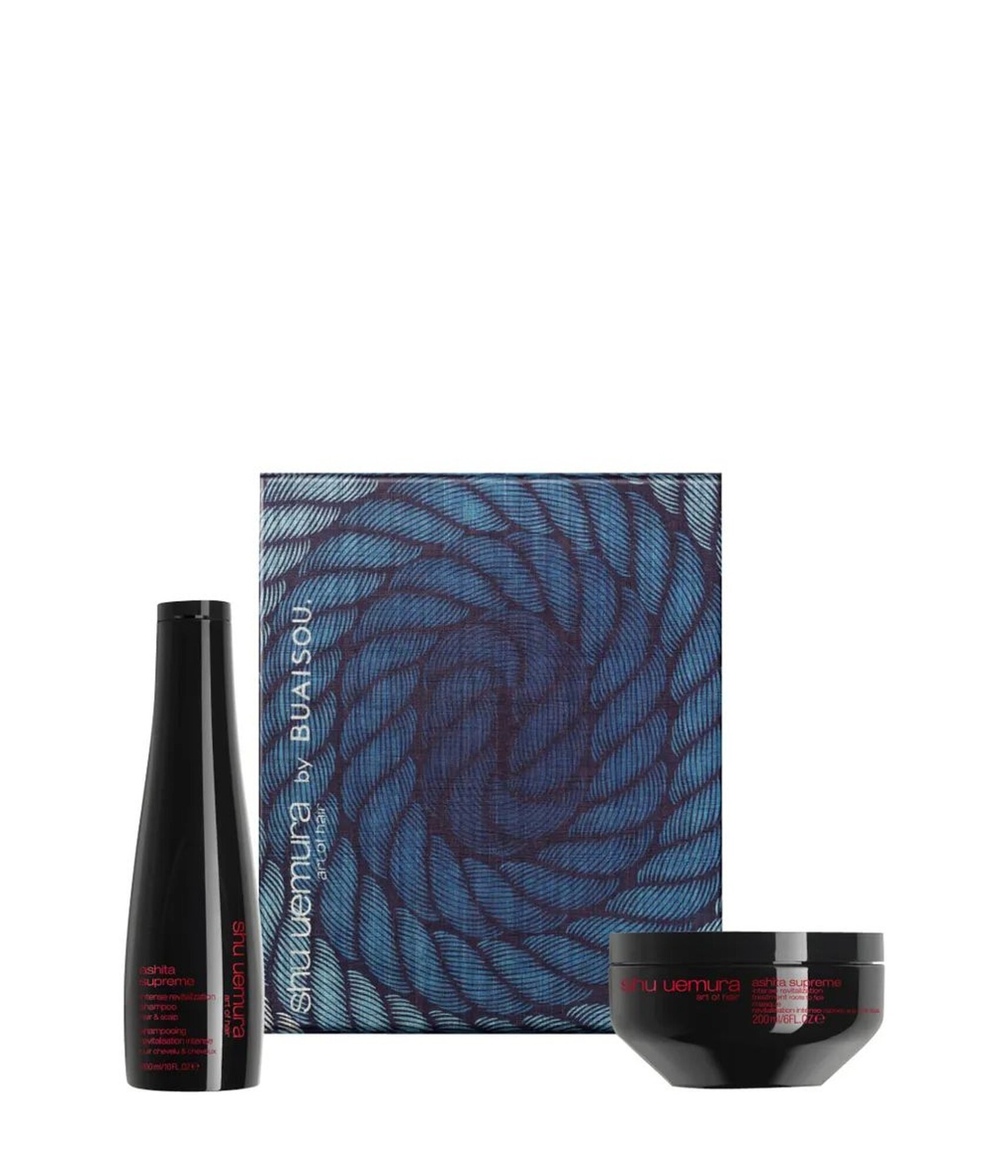 Shu Uemura Набор для ухода за волосами Ashita Supreme Coffret for hair care шампунь 300 мл и маска для волос 200 мл