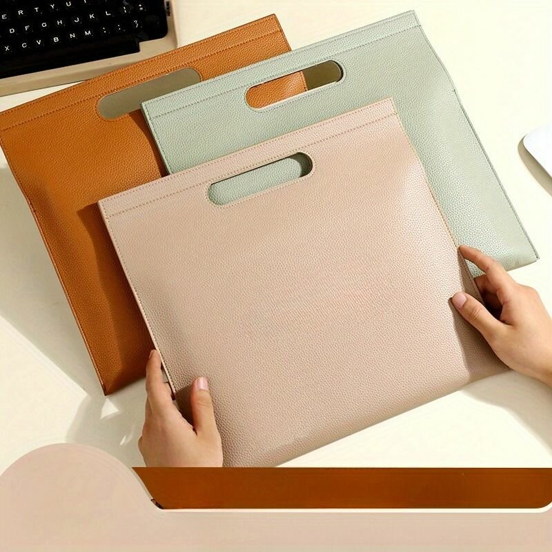 Сумка для файлов формата А4 - Вместительное хранилище бизнес-папок с магнитной застежкой, 1 шт