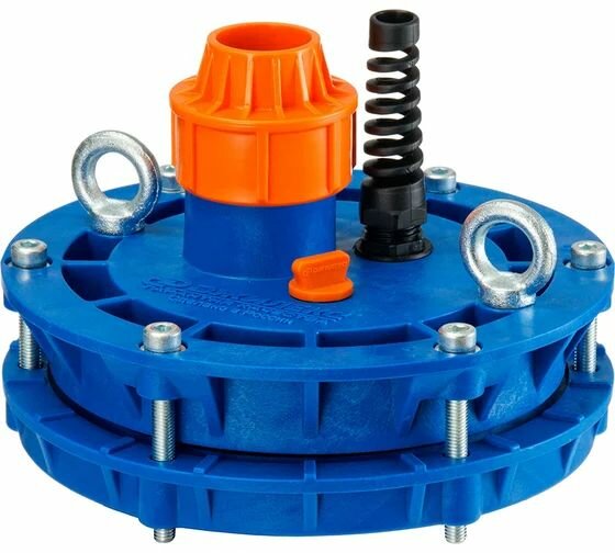 Оголовок ДЖИЛЕКС ОСП 110-133/25 (диаметр переходника на напорную магистраль 25 мм, пластик) 1,7кг