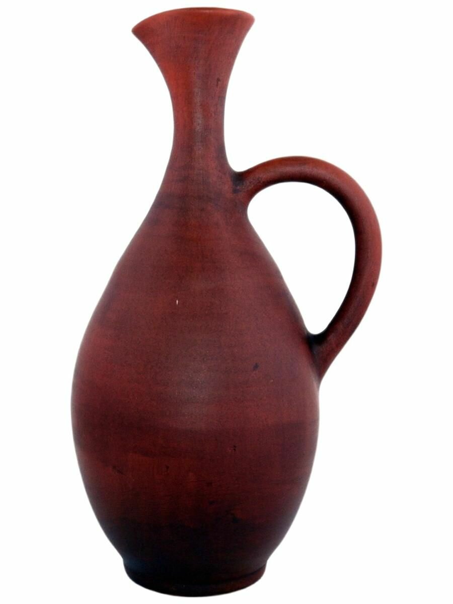 Кувшин наклонный малый + глазурь, глина, керамика, ручная работа