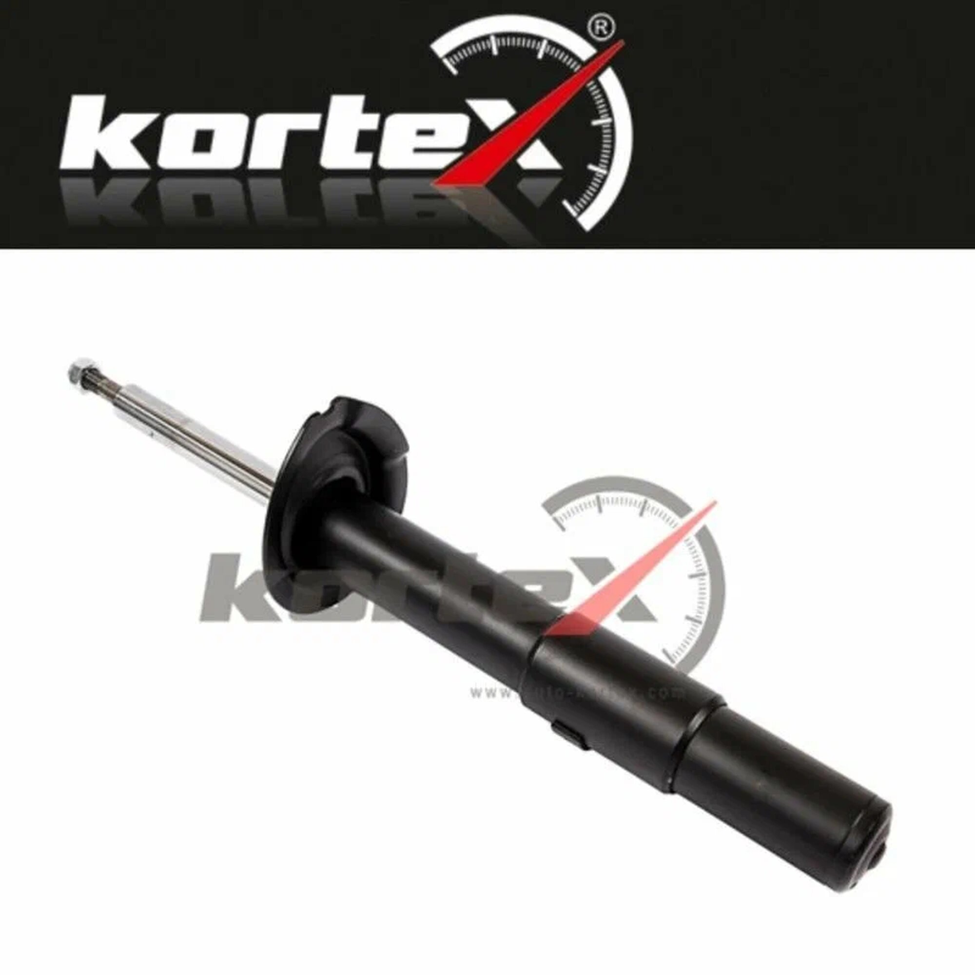 Амортизатор Kortex KSA555STD, для BMW E60, передний, левый, газовый, черный