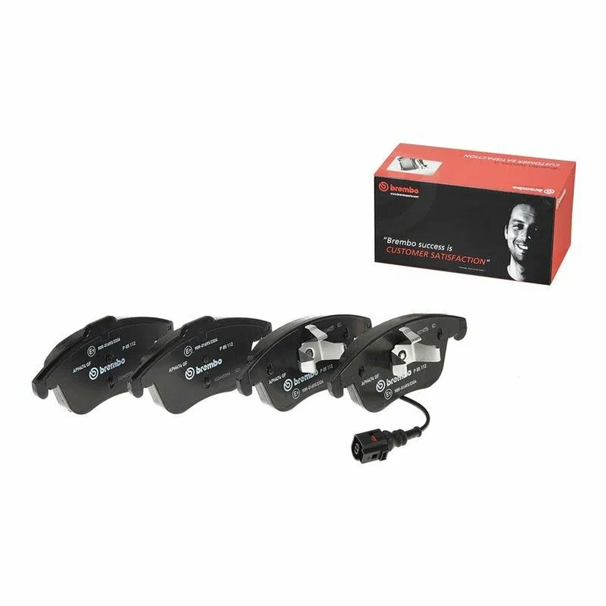 Тормозные колодки дисковые передние BREMBO P85112 для а/м AUDI Q3, Volkswagen Passat