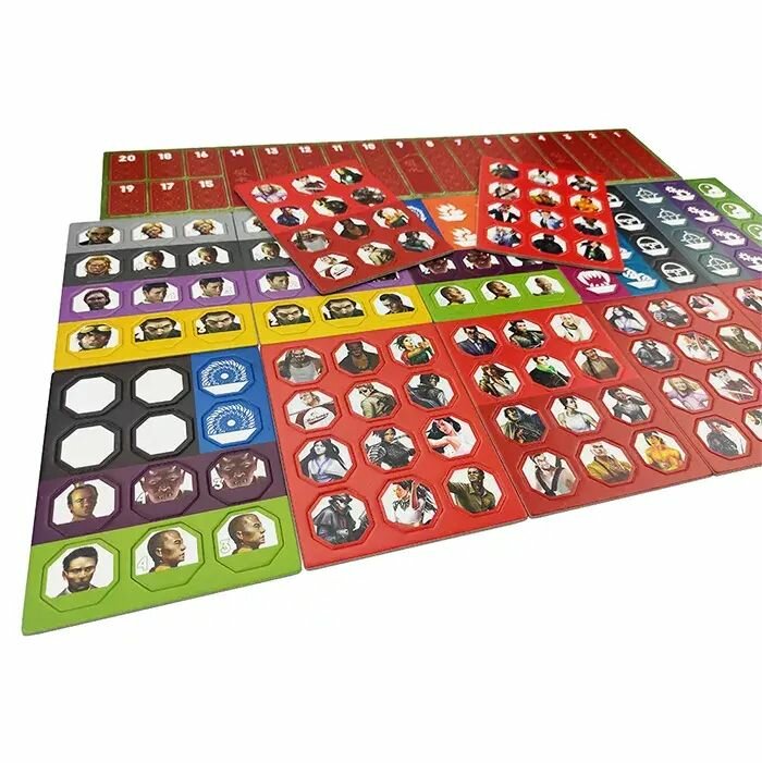 Лента кадров и жетоны для настольной ролевой игры «Фэншуй 2»