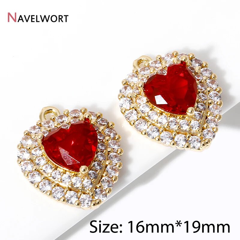 Золотые подвески-бабочки NAVELWORT 2 pieces, 18K gold plated