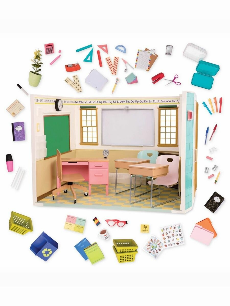 OUR GENERATION игровой набор для кукол 46 см Школьный класс с аксессуарами