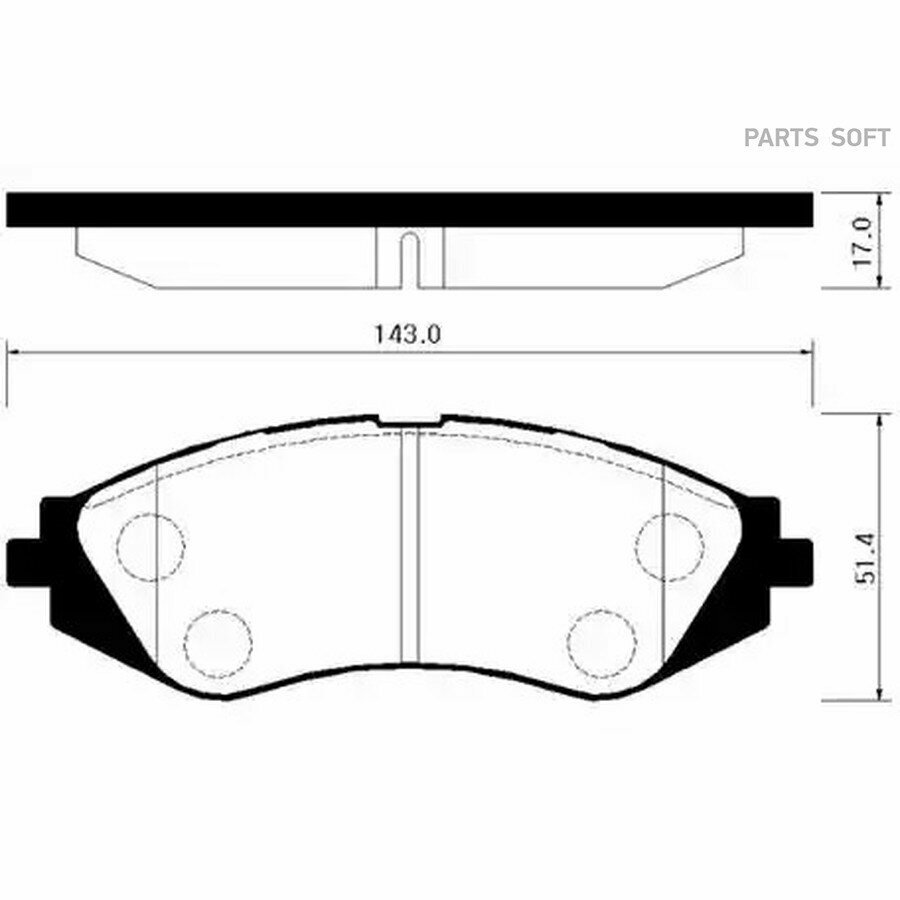 HSB Колодки тормозные дисковые