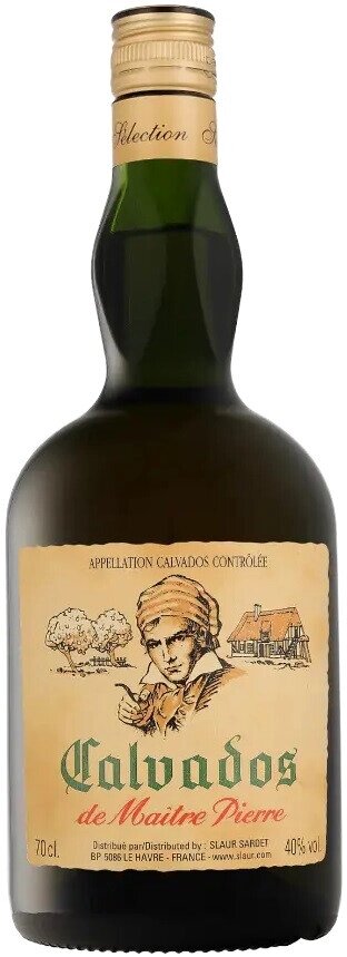 Кальвадос Calvados de Maitre Pierre AOC, 0.7 л