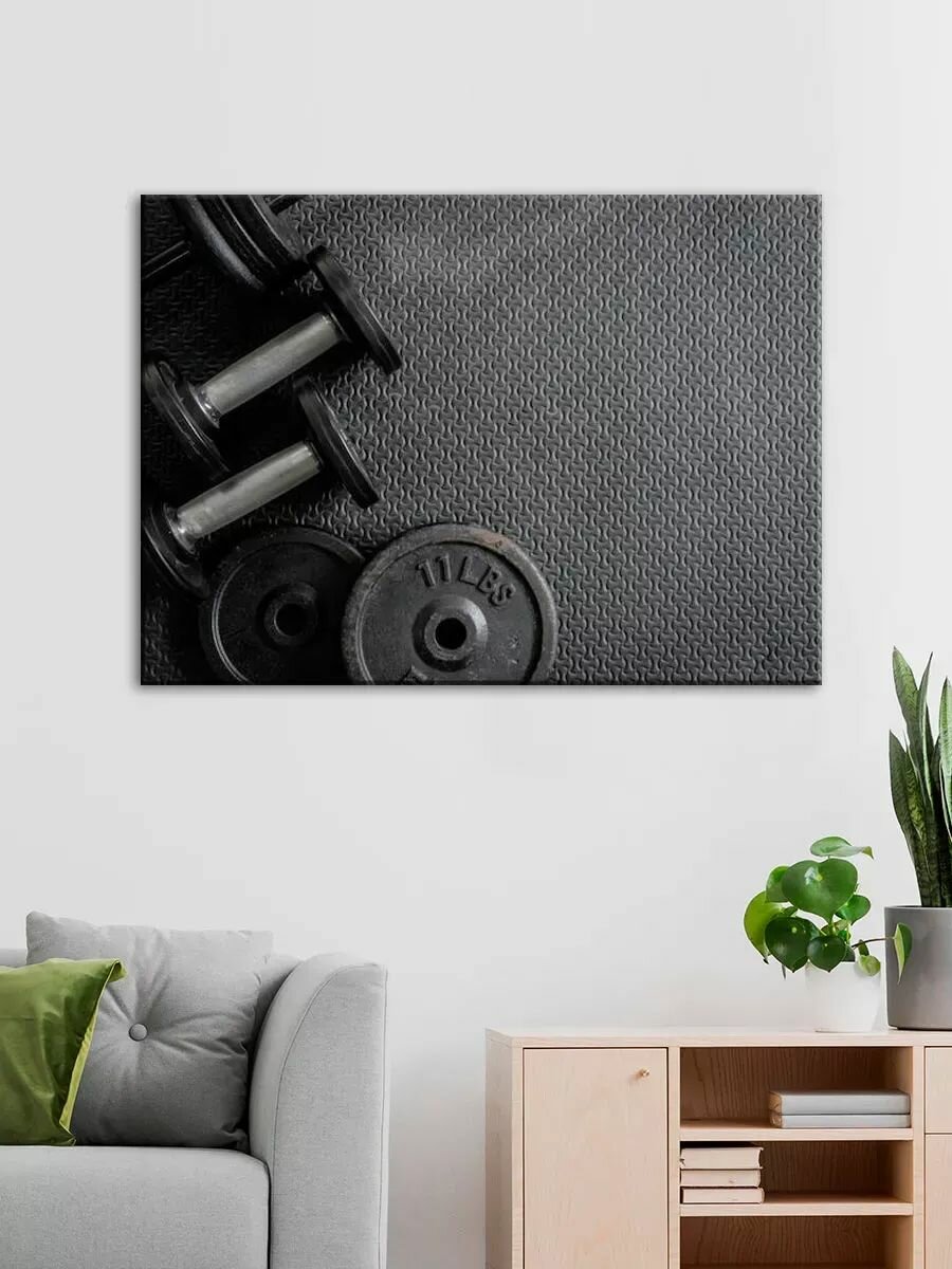 Картина на стену "Фитнес", 40х30 см