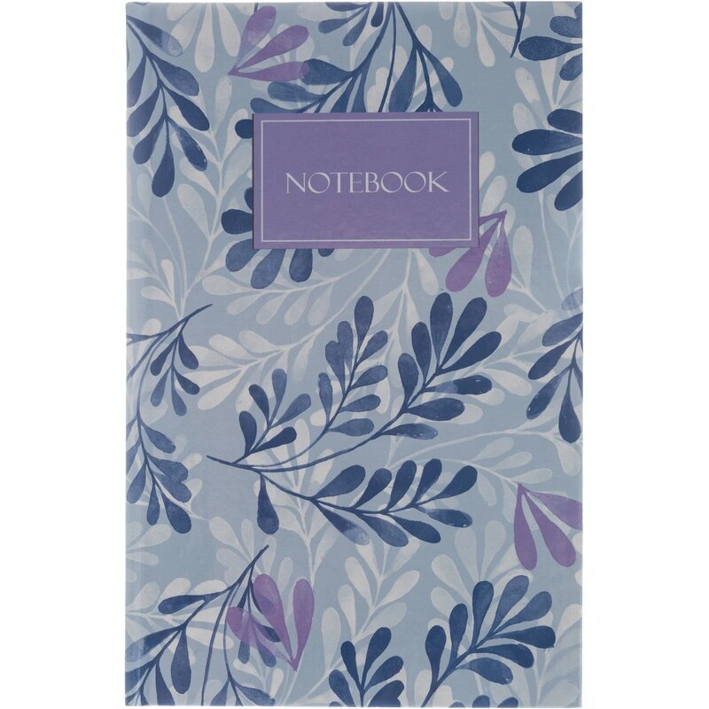 Бизнес-тетрадь А5,80л,7БЦ, клетка, Garden фиол