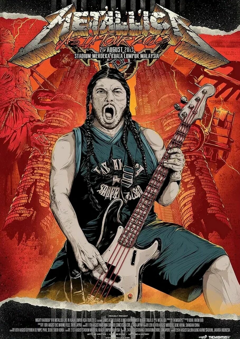 Плакат, постер Metallica группа - Metal Rock Legends на бумаге, размер 21х30см