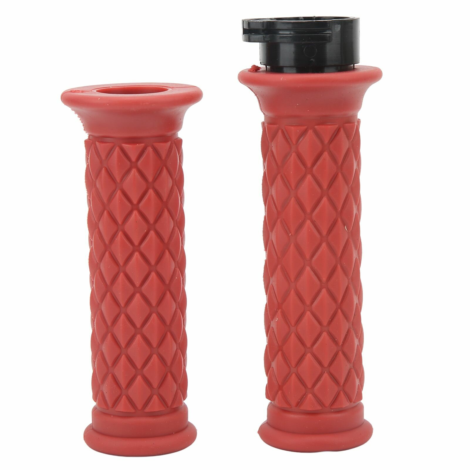 25 мм красная мотоциклетная ручка (1 пара)