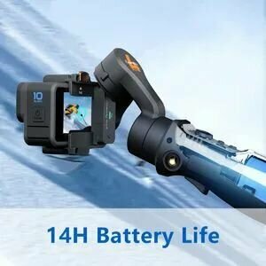 Стабилизатор для экшн камеры HOHEM iSteady Pro4 с 3 осями и долгим временем работы