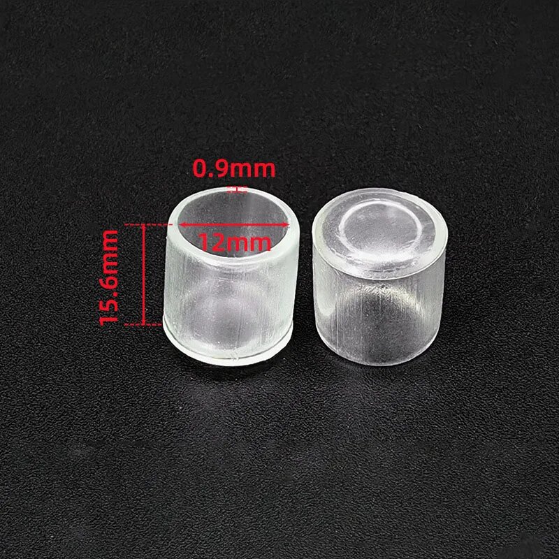 Мебельный стол, наконечник для ног, ножки стула, силиконовая накладка, защитная крышка, прозрачная круглая резиновая заглушка для труб, крышка, защита отверстия для трубки