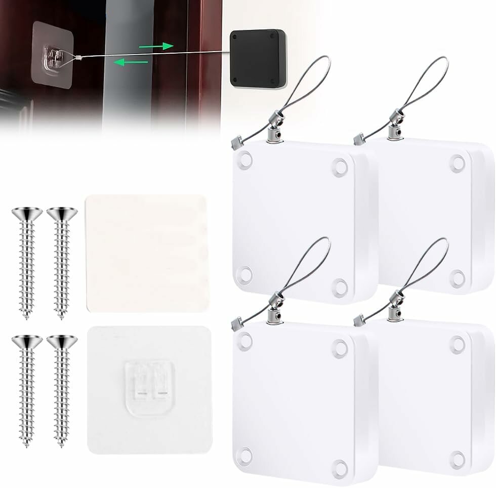 Автоматическая занавеска для душа ближе, 2025 Новая дверь для душа без удара по 1000 г ближе, автоматическая дверь с раздвижным экраном ближе с 1,2-метровой шнуркой для ванной комнаты