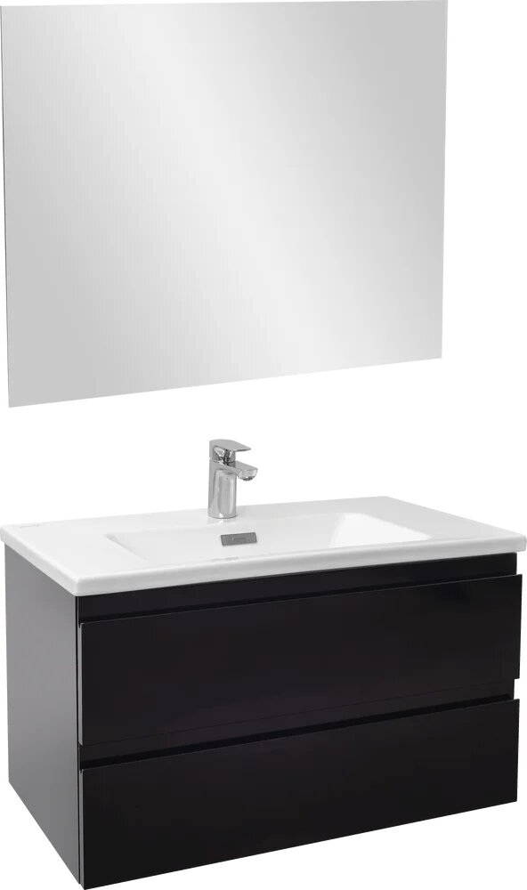 Мебель для ванной комнаты Jacob Delafon Madeleine 80 черный матовый