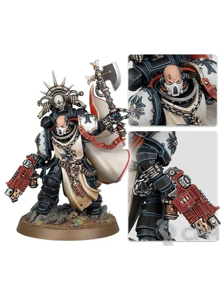 Миниатюра Warhammer 40000 - Маршал, Черные Храмовники