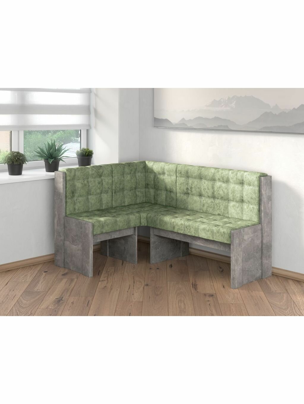 Кухонная скамья Квадро 146/106х52х86 см