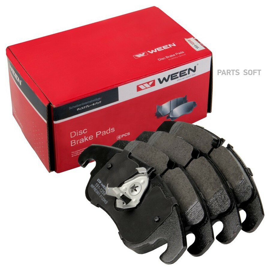 WEEN Тормозные колодки дисковые AUDI A4 (8K, B8), A4 Allroad (8KH, B8), A5 (8T), Q5 (8R), A6 (4G, C7,4G), A6