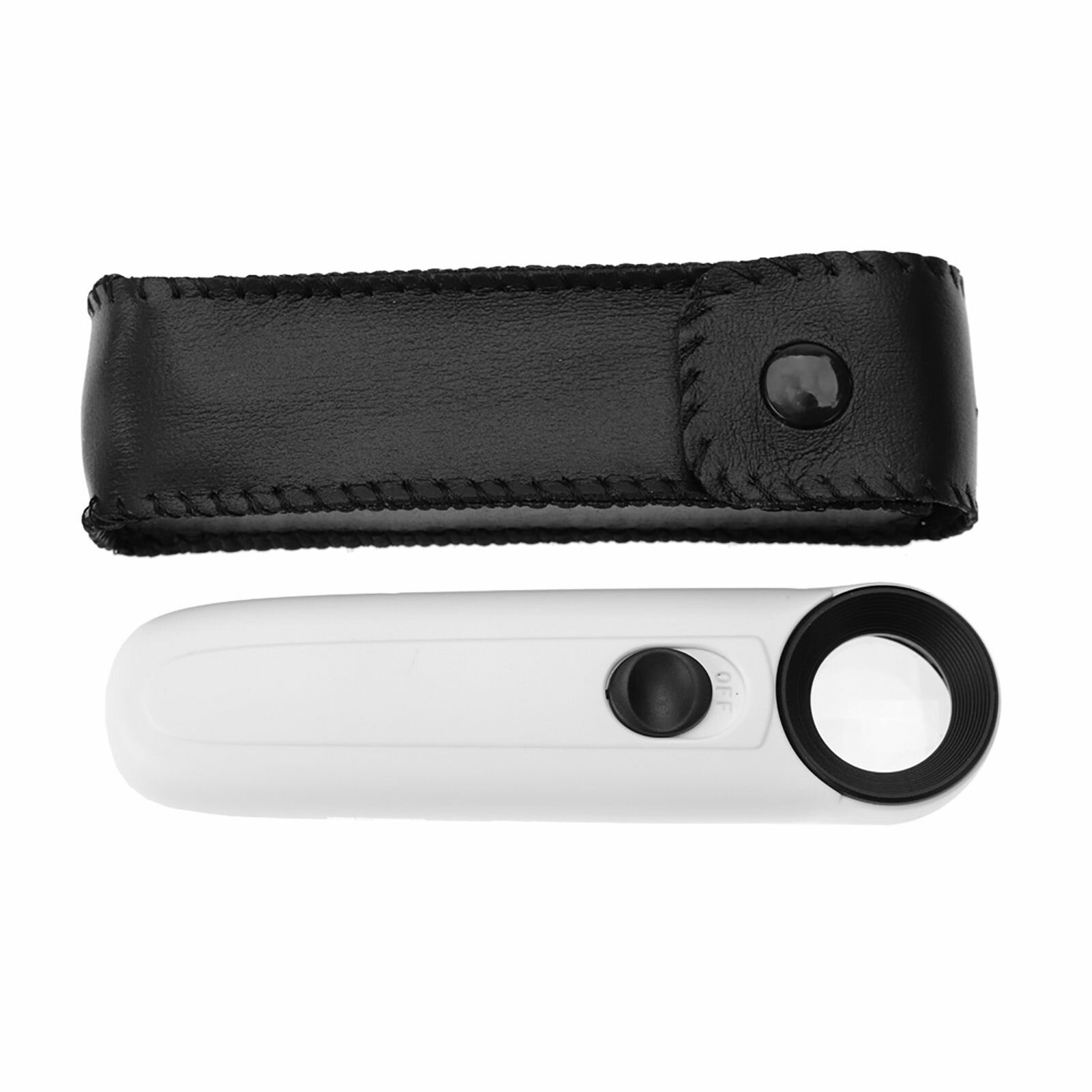 Портативная лупа со светодиодной подсветкой и 40-кратным увеличением в корпусе из АБС-пластика для чтения, ремонта электроники и детального осмотра