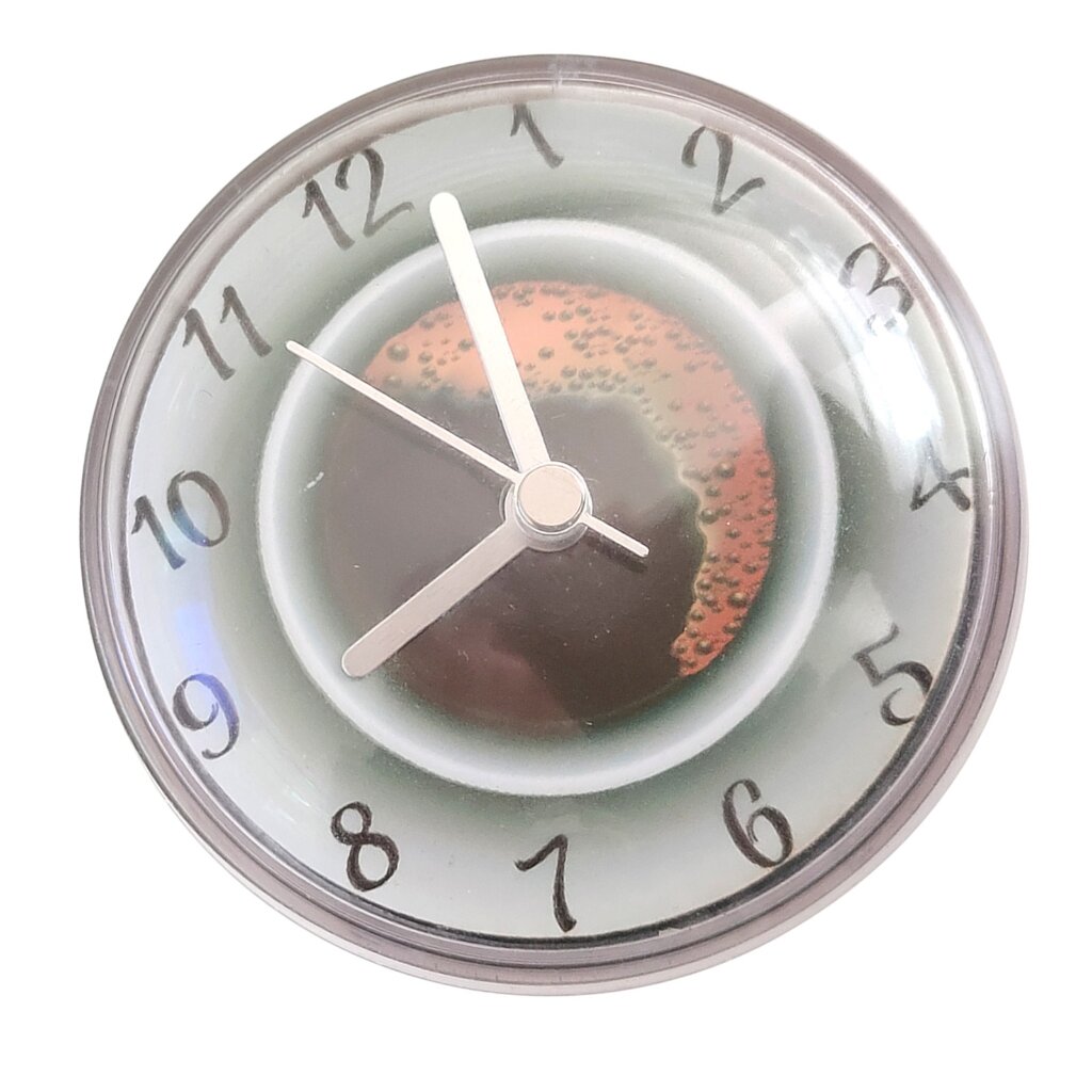 Наружные портативные водонепроницаемые часы на присоске, Мини-часы-Coffee