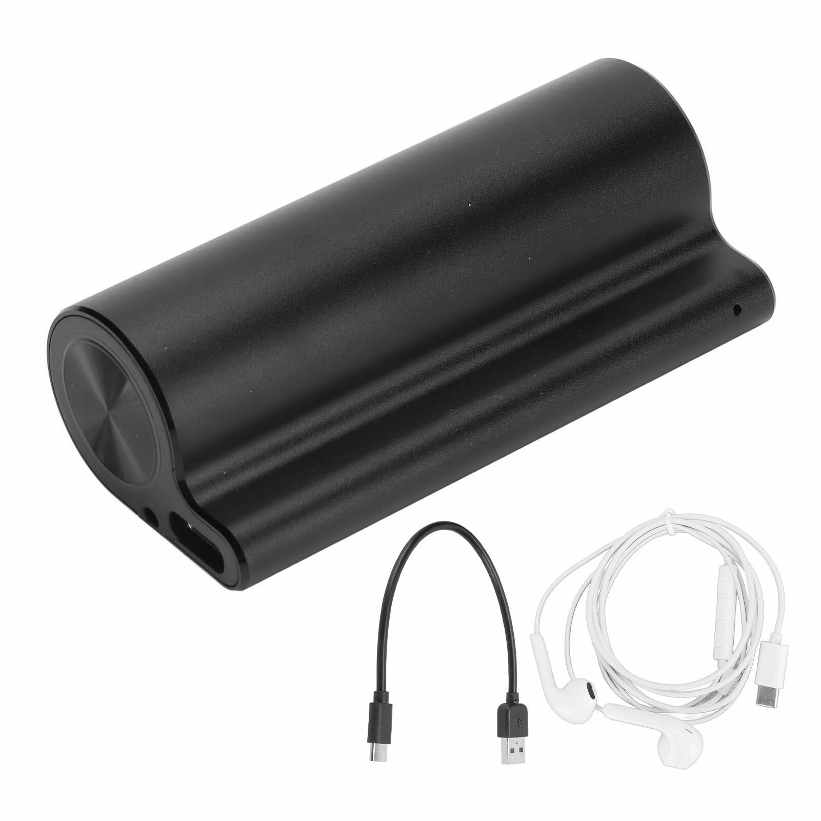 Магнитный диктофон с ИИ шумоподавлением для лекций, 32 ГБ, черный