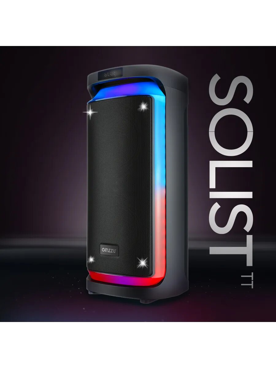 Переносная Bluetooth MIDI-система GM-226 160Вт черный