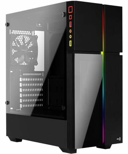 Компьютерный корпус AeroCool Playa (ACCM-PB09013.11) черный - Mid-Tower, Micro-ATX, Mini-ITX, Standard-ATX, USB 3.2 Gen1 Type-A