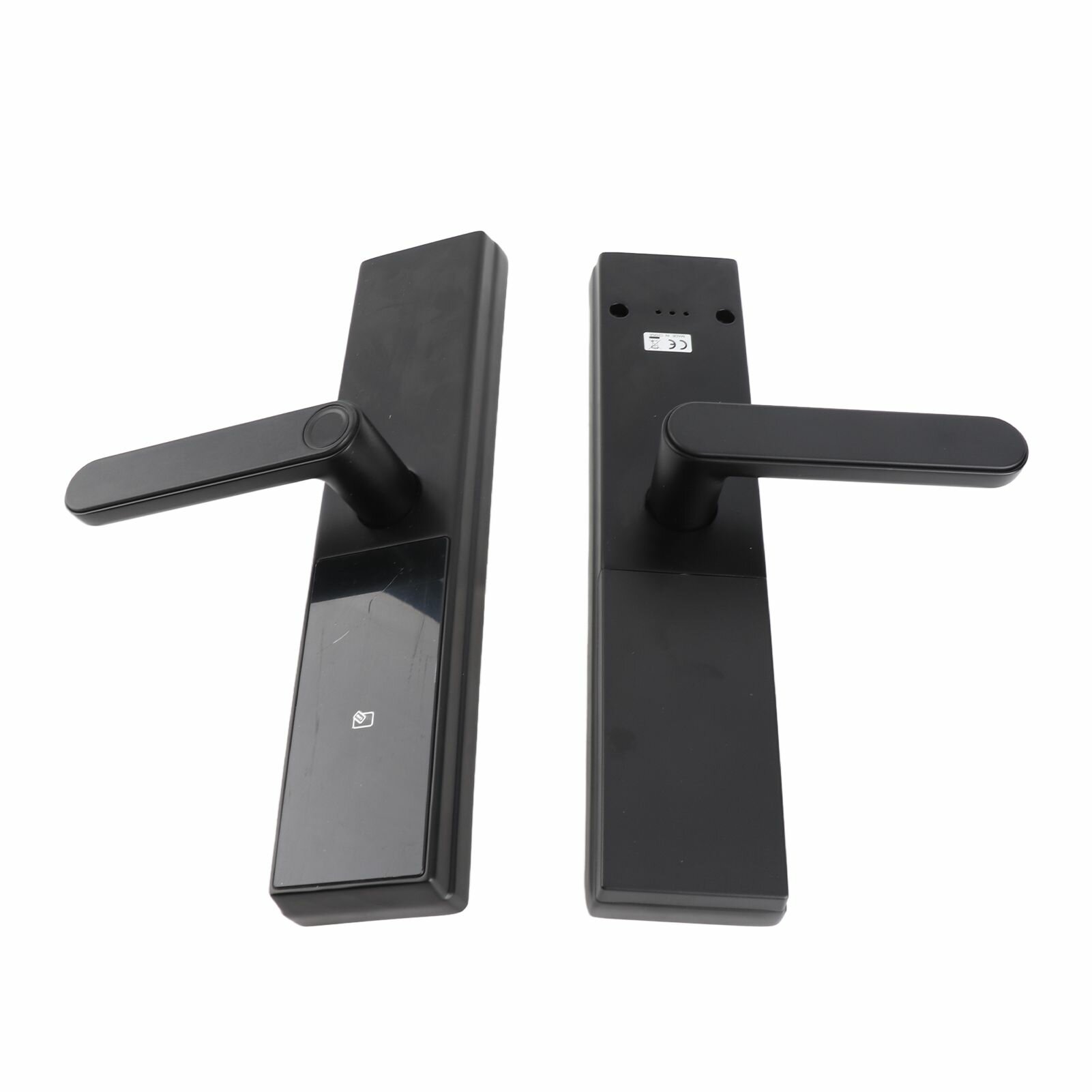 Умная дверная ручка с биометрией, картами и дистанционным управлением