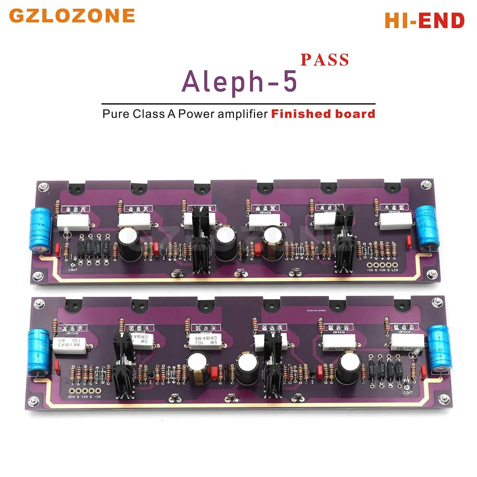PASS Aleph-5 FET A5 Purple Gold Усилитель мощности 60 Вт + 60 Вт
